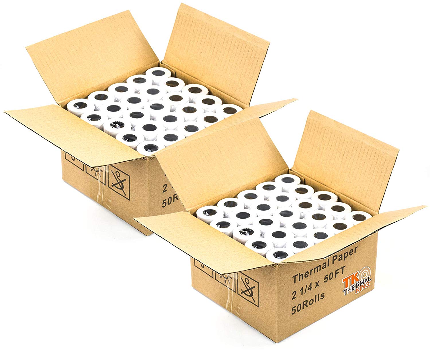 2 1/4 Inch POS Register Paper Rolls 50 Ft 85 Ft Thermal Receipt Paper ...